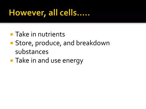 Cell Structure 7th Grade Chapter 8 Ppt