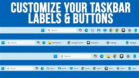Add Additional Customization To The Windows 11 Taskbar Buttons And Labels Options