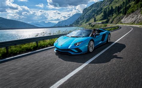 Lamborghini Aventador S Roadster 2018 Wallpapers Hd Wallpapers Id