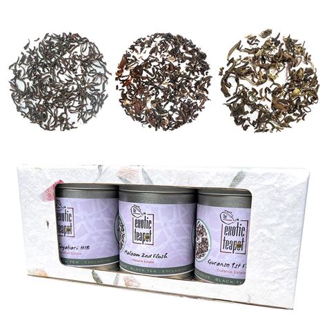 Himalayan Black Tea Selection Box Triple Loose Leaf T Set