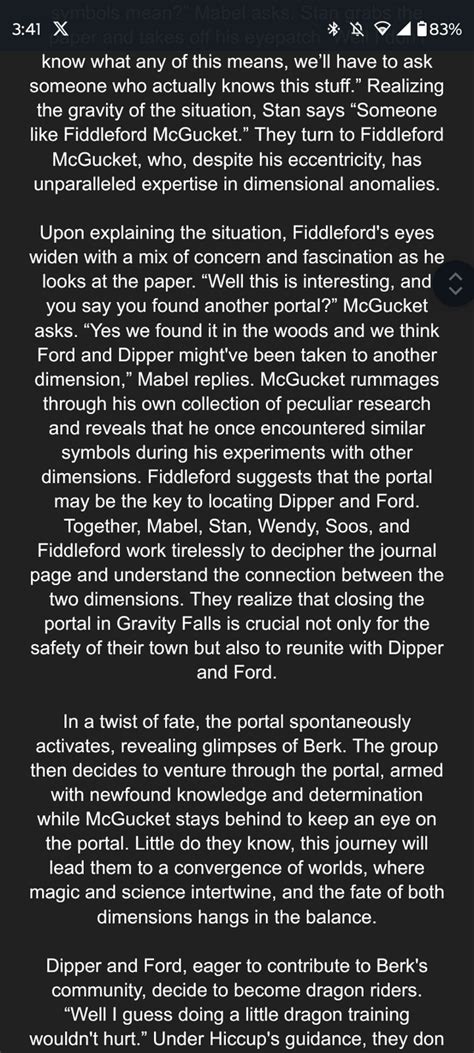 Finally Finished My Httyd X Gravity Falls Fanfic Unfortunately Its So Long I Have To Send