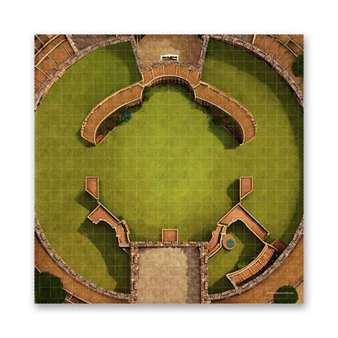 Colosseum Map Dnd Cloth Battle Map Size Lms Etsy Australia