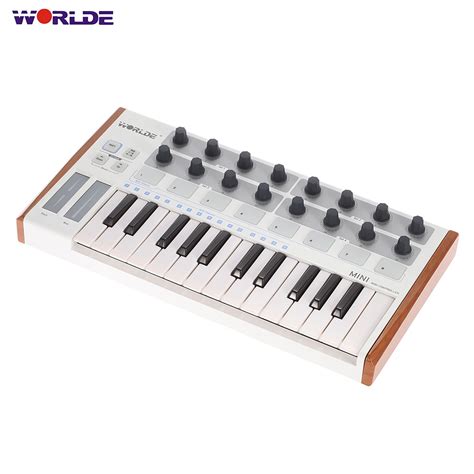Midi Keyboardmidi Drum Pad Usb Midi Drum Portable Professional 25 Key