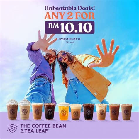 Coffee Bean 1010 Sale Enjoy 2 Drinks For Rm1010 10 11 October 2024