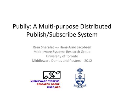 ppt publiy a multi purpose distributed publish subscribe system powerpoint presentation id