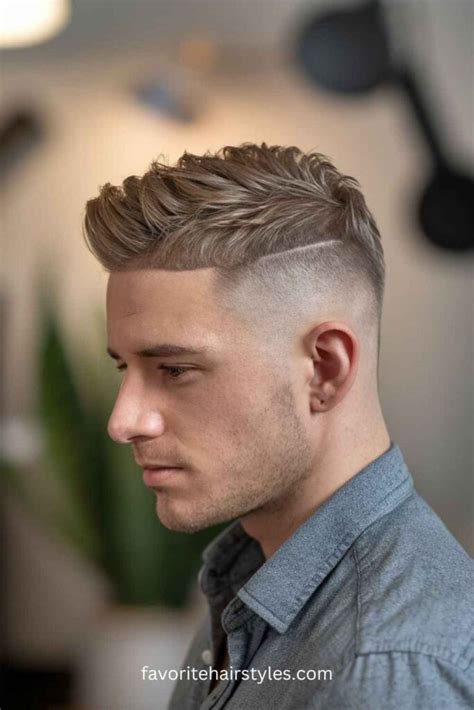 Mens Hairstyle Short On Side Long Top Modern Looks