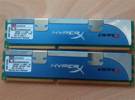 Ram Kingston Hyperx 4gb 2x2gb Ddr3 1600 Xmp Cl8 Praha 9 Bazošcz Ram Kingston Hyperx 4gb 2x2gb Ddr3 1600 Xmp Cl8 Praha 9 Bazošcz