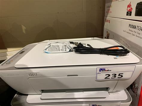 Hp Deskjet 2755e Printer With Power Cord Able Auctions