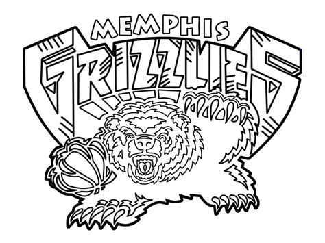 Learn How To Draw Memphis Grizzlies Easy To Draw Everything