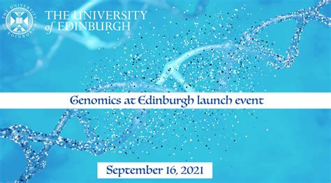 Listen Again Genomics At Edinburgh Launch Event Genomics