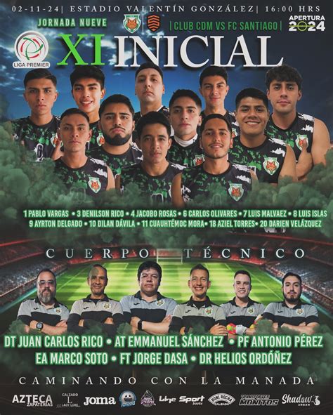 Club Cdm ⚽️ 𝐋𝐈𝐒𝐓𝐎𝐒 𝐏𝐀𝐑𝐀 𝐄𝐋 𝐒𝐇𝐎𝐖 Con Este 11 Salimos A Nuestra Casa