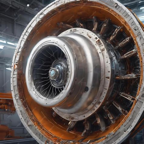 Premium Photo 3d Rendering Future Engine Rocket Turbine Technology