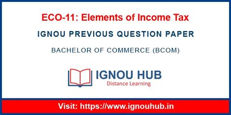 IGNOU ECO 11 Question Paper IGNOU HUB
