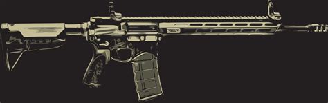 Assault Rifle Vector Images Over 6700