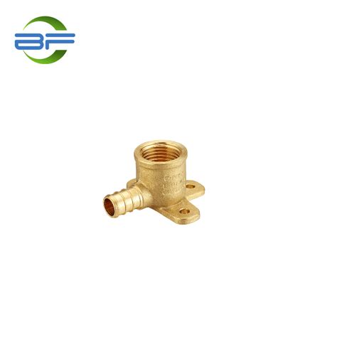 China Brass Pex Barb Female 90 Degree Drop Ear Elbow Manufacturer And