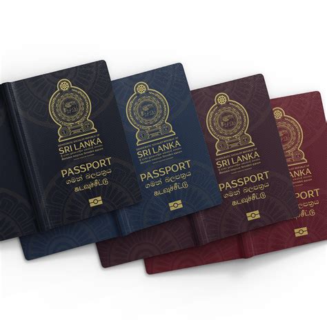Sri Lankan Passport Concept Design 4 Images Behance