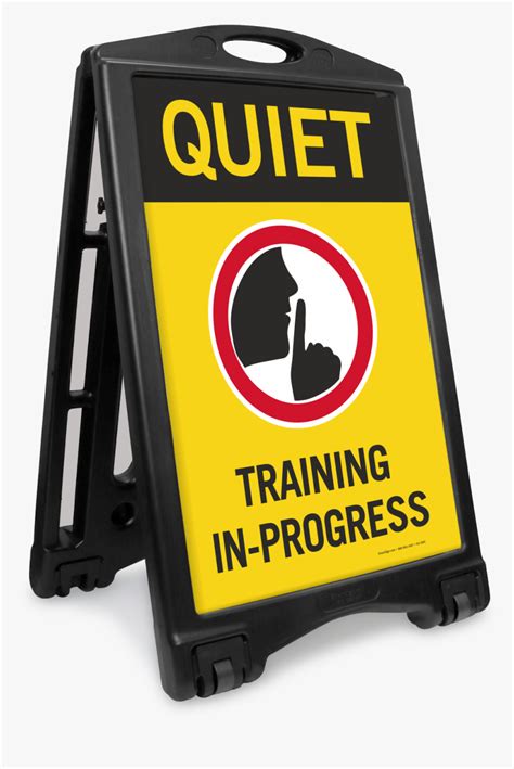 Training In Progress Signage Hd Png Download Kindpng
