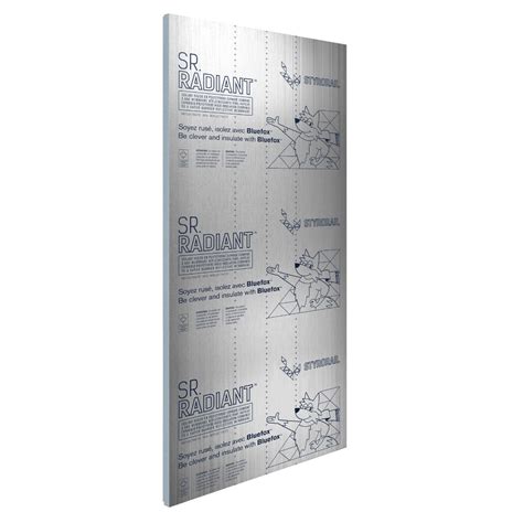 Panneau Isolant Rigide Pare Vapeur R182 Srradiant 4 Pi X 100 Po X 3