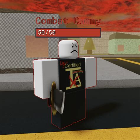 Combat Dummy Uncertified Roblox Item Asylum Wiki Fandom