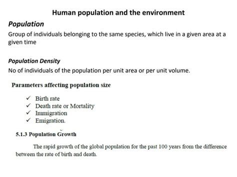 Population Ppt Ppt