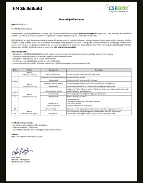 Sakshi Malviya On Linkedin Internship Skillsbuild
