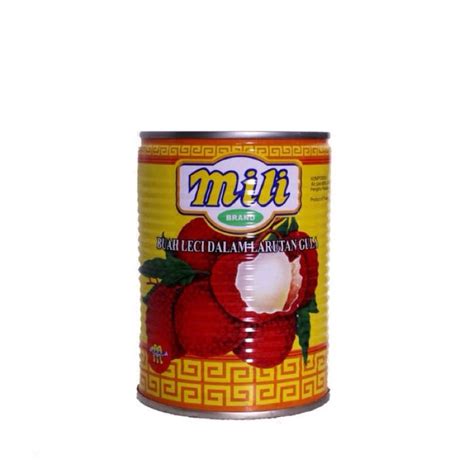 Jual Mili Lyche Lyche Dalam Kaleng 565 Ml Shopee Indonesia