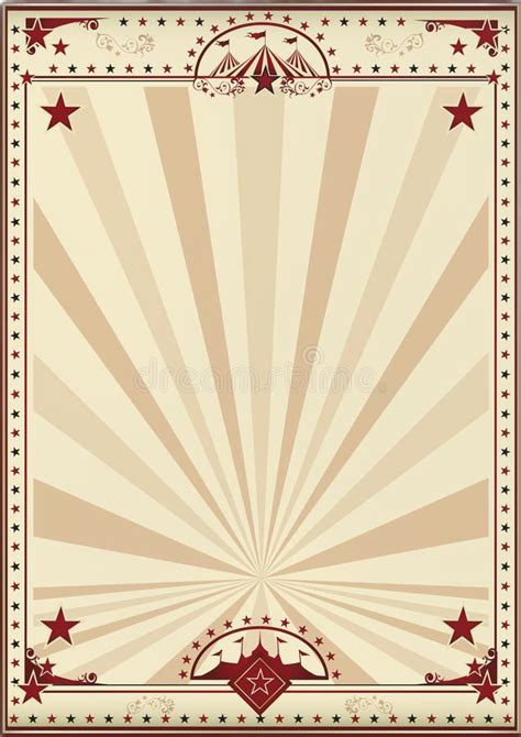 Circo Vermelho Retro Ilustração Do Vetor Ilustração De Grande 36669140 Cartaz Do Circo