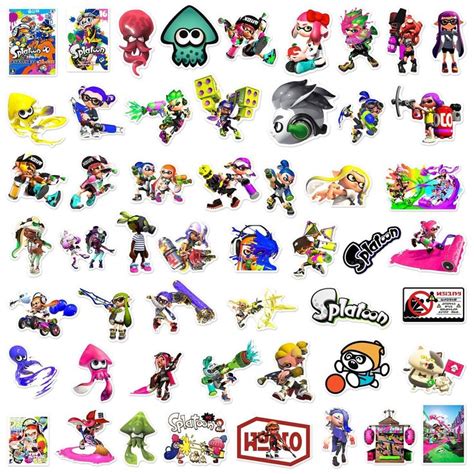 50pcs Game Splatoon Stickers Decals Laptop Cup Diy Stickers Graffiti Decals Ebay In 2025