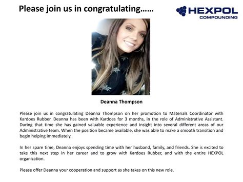 Deanna Thompson Pptx