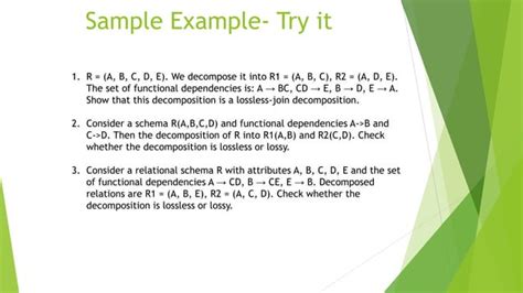 Decomposition In Dbms Check The Lossless And Lossy Concept Ppt