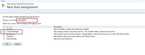 Configuring Sql Server Reporting Services Ssrs Folder Permissions