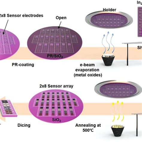 Schematic Diagram Of Wafer Scale Fabrication Processes Of Download Scientific Diagram