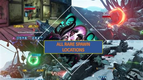 Borderland 3 All 4 Rare Spawn Locations Guns Love And Tentacles