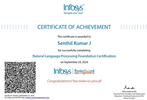 Senthil Kumar J On Linkedin Ai Nlp Machinelearning