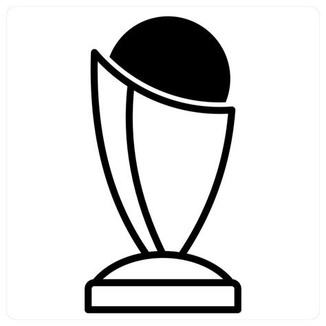 Trophy And Goal Icon Concept In Black Duo Line Color 55320334 Vector