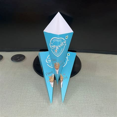 Custom Cone Packaging Paper Cone For Food Crat Packaging
