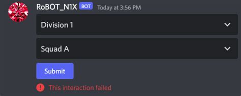 Select Menu Message Replies Issue Discord Php DiscordPHP GitHub