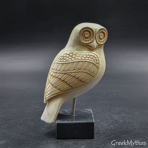 Owl Sculpture Goddess Athena Symbol Bird Of Wisdom Symbol Of Library