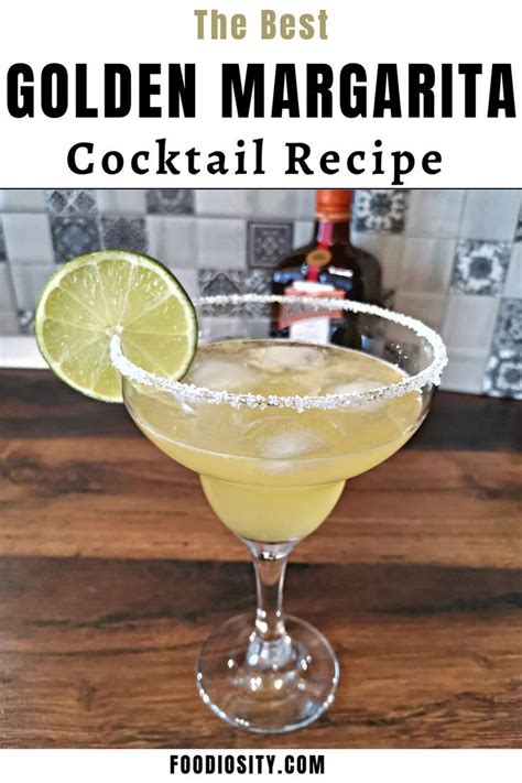 The Golden Margarita A Rich And Bold Cocktail