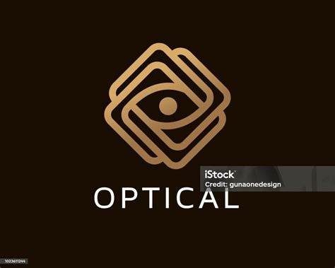 Eye Monogram Symbol Template Design Vector Emblem Design Concept