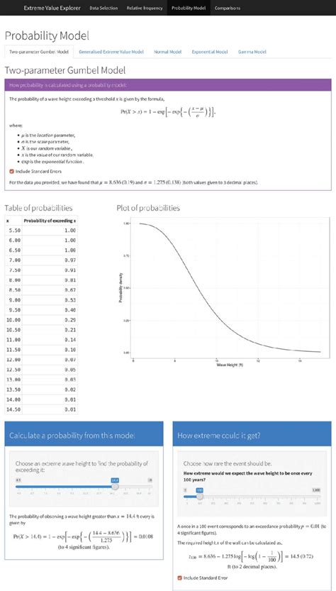 screenshot taken from the block maxima app showing inference for a