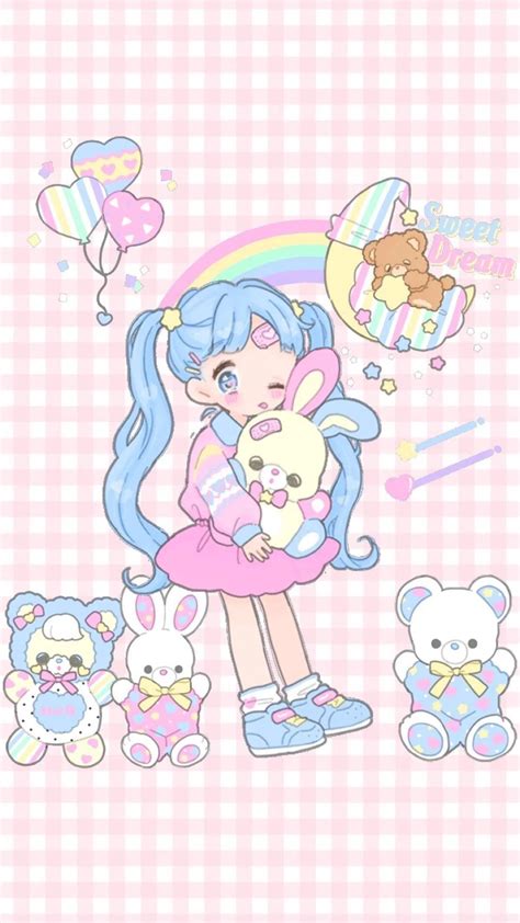 Kawaii Pastel Anime Girl Wallpapers Top Free Kawaii Pastel Anime Girl
