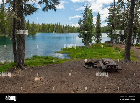 The Forest Service Campground At Oregons Summit Lake Four Wheel Drive