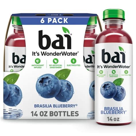 Bai Antioxidant Infused Water Variety Pack 14 Fl Oz Bottles 18 Pack