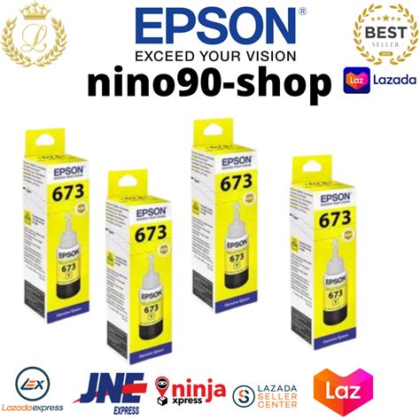 Tinta Epson Tinta Printer Epson 673 Yellow Original Lazada Indonesia