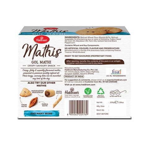 Buy Gol Mathi Tea Snacks Haldirams
