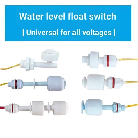 M8 M10 Plastic Face Mini Float Switch Liquid Level Switch Water Level