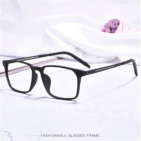 Flexible Titanium Myopia Glasses Men Ultralight Full Frame Shortsighted
