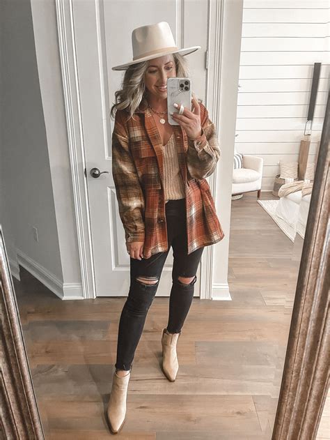 Plaid Flannel Shacket Curated On Ltk Nashville Outfits Nashville