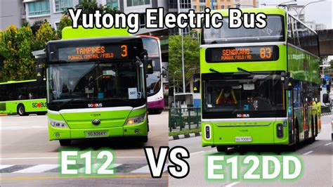 Bus Comparison Yutong E12 Vs Yutong E12dd Youtube